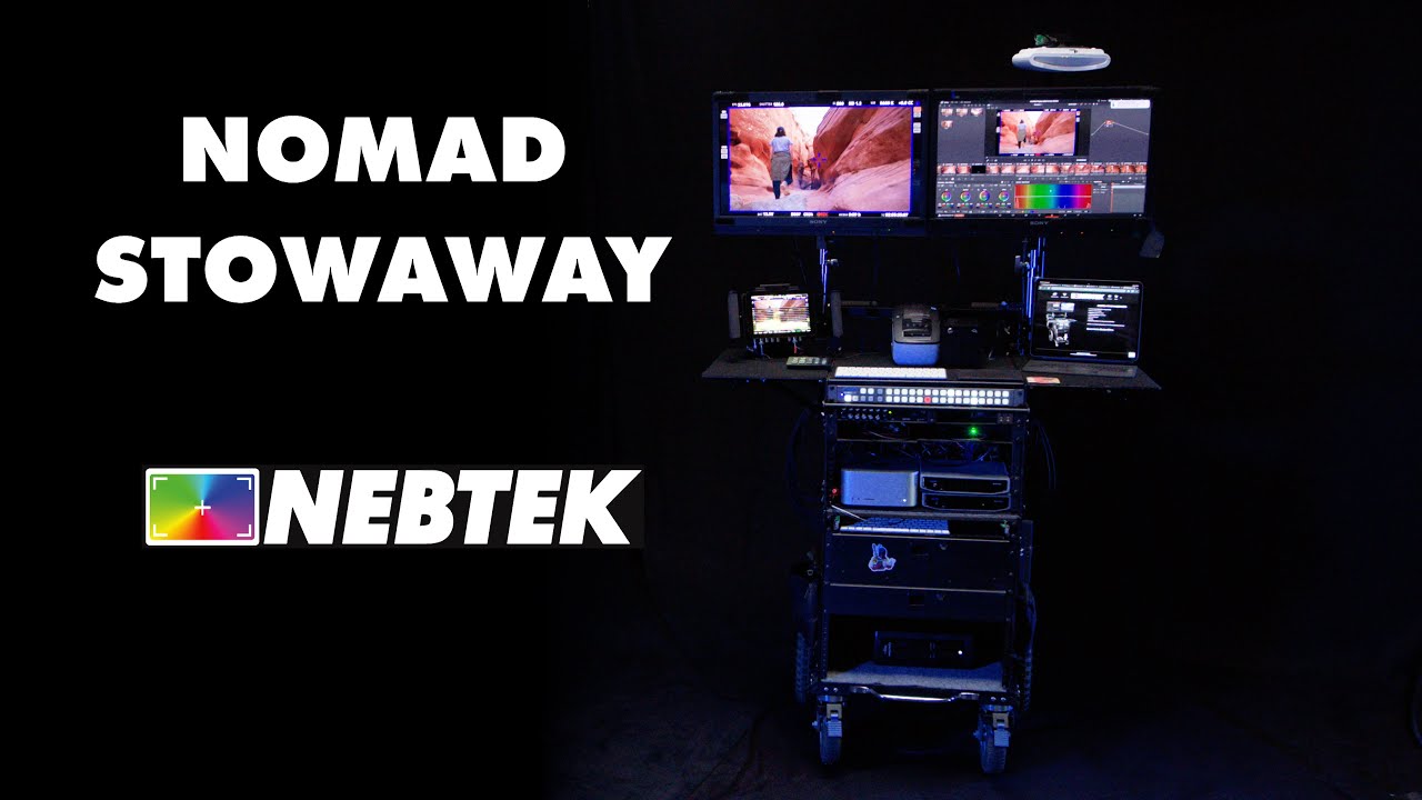 NEBTEK NOMAD Stowaway cart 2022 - YouTube