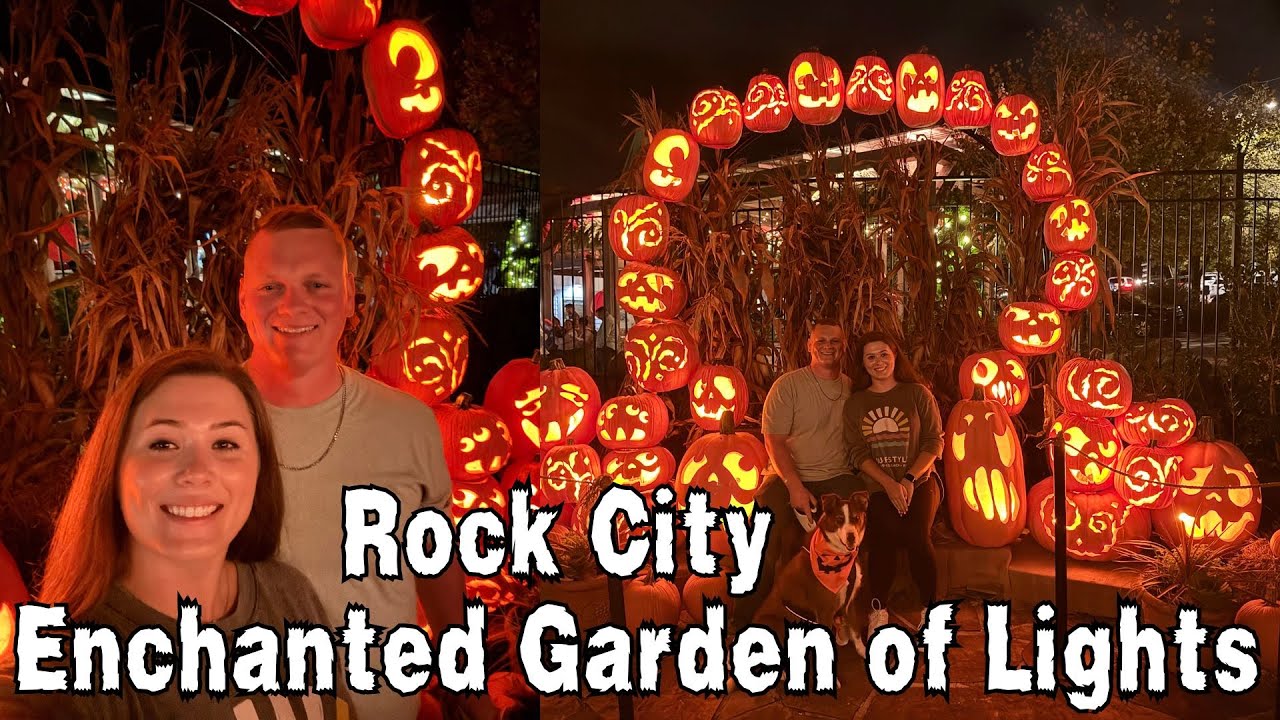 October Rock City Enchanted Garden of Lights - YouTube