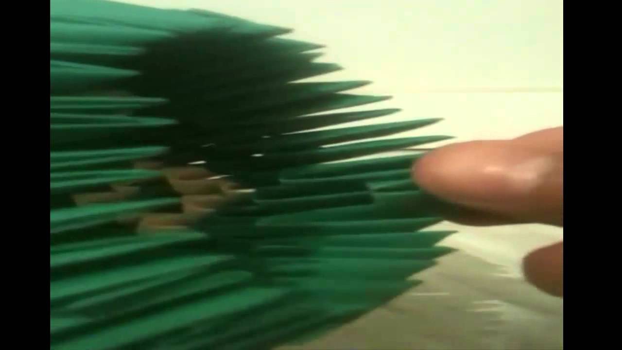 3d origami cosulet! - YouTube