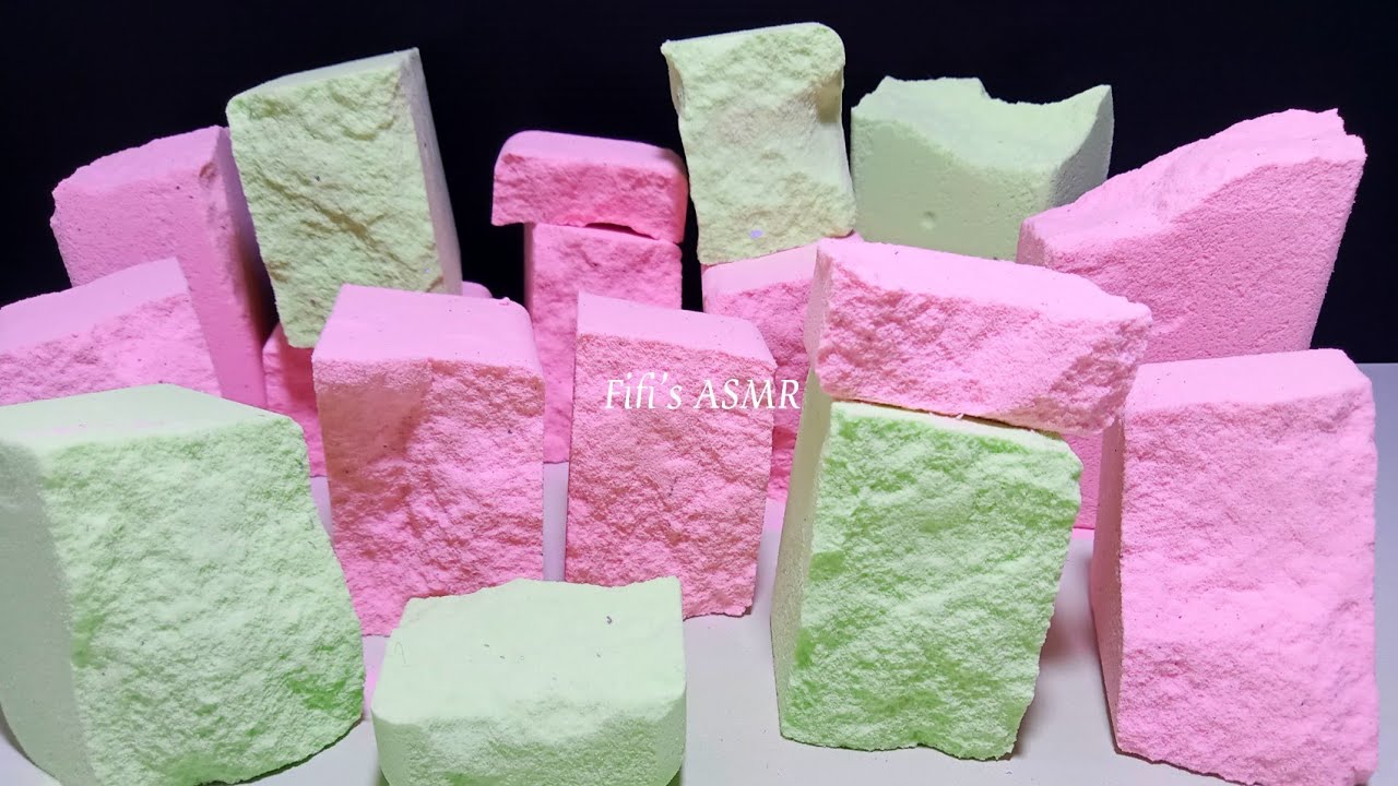 ASMR Baking Soda Blocks Crush🌱🌸 - YouTube