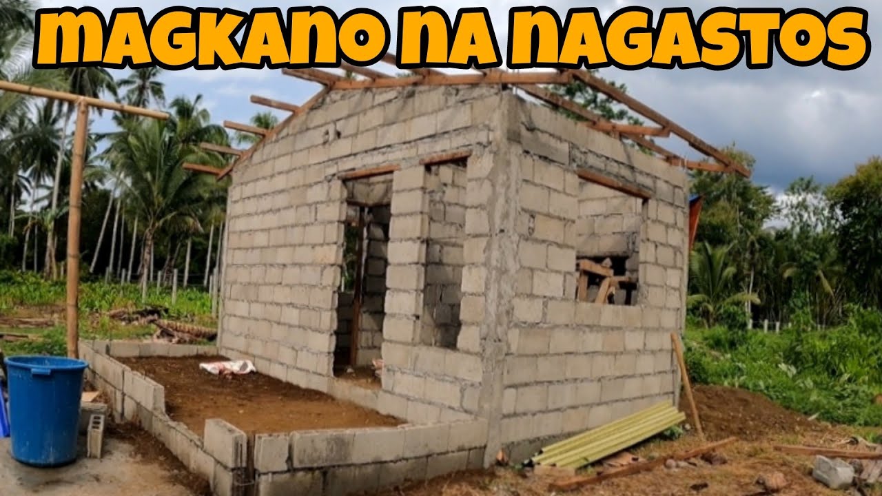 PART 13 UPDATE NG BAHAY | MAGKANO NA NAGASTOS? ILANG SEMENTO AT HOLLOW ...