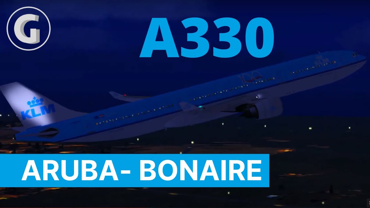 [FSX] KLM flight 765 | KLM765/KL765 | TNCA (Aruba-Oranjestad) to TNCB ...
