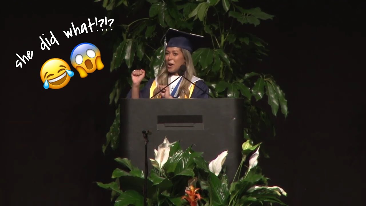 CLASS PRESIDENT GRADUATION SPEECH 2019 - YouTube