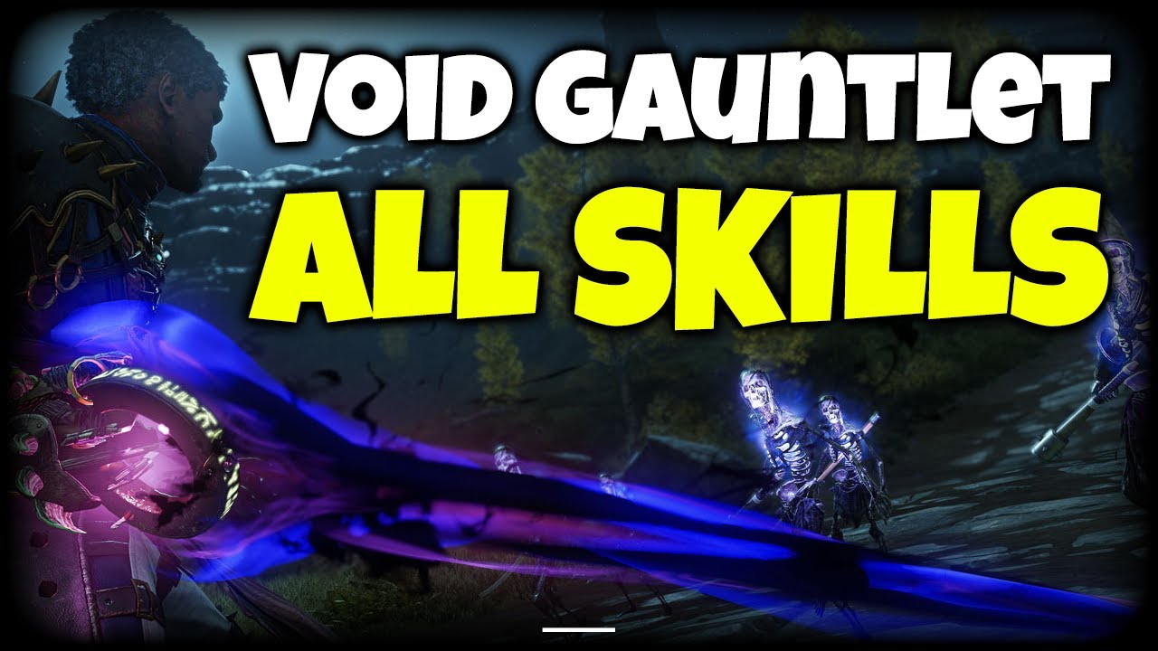 Void Gauntlet Gameplay and ALL SKILLS | New World PTR - YouTube