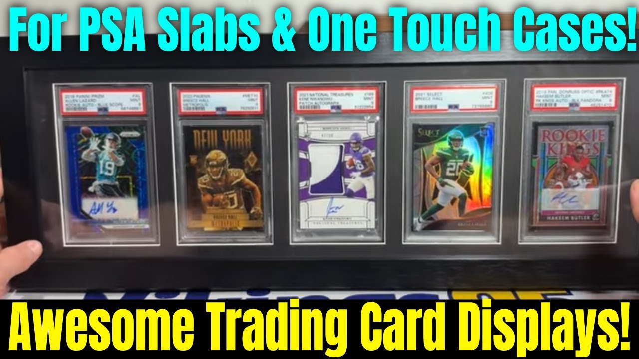 How Cool Are These Magnetic One Touch & PSA Graded Card Displays?! 3 ...