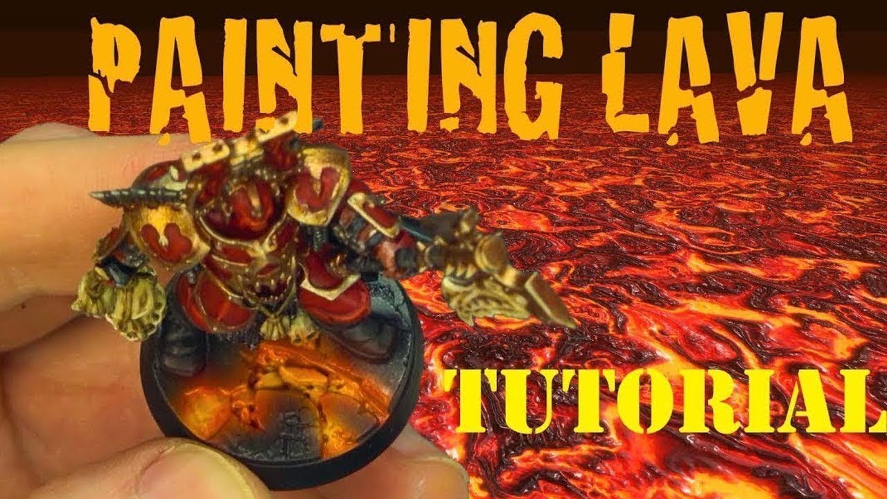 Paint Your Bases To Look Like Lava With Just 5 Colors - YouTube