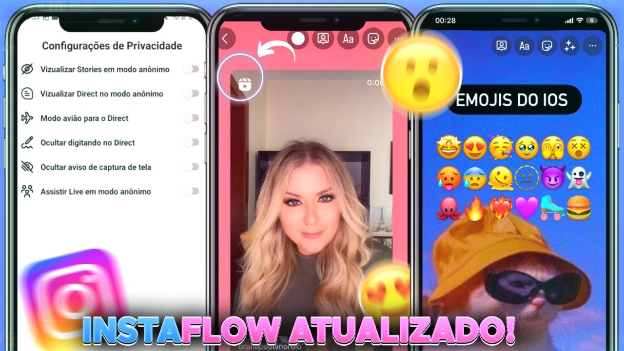 NOVO! INSTAFLOW ATUALIZADO COM NOVAS FUNÇÕES! Mostrei TUDO! - YouTube
