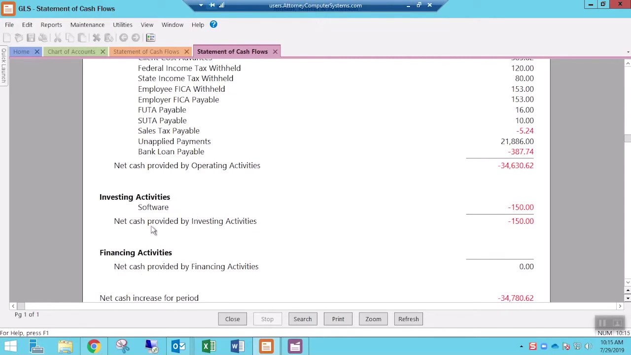 Learn how to use the new Statement of Cash Flows Report in General ...