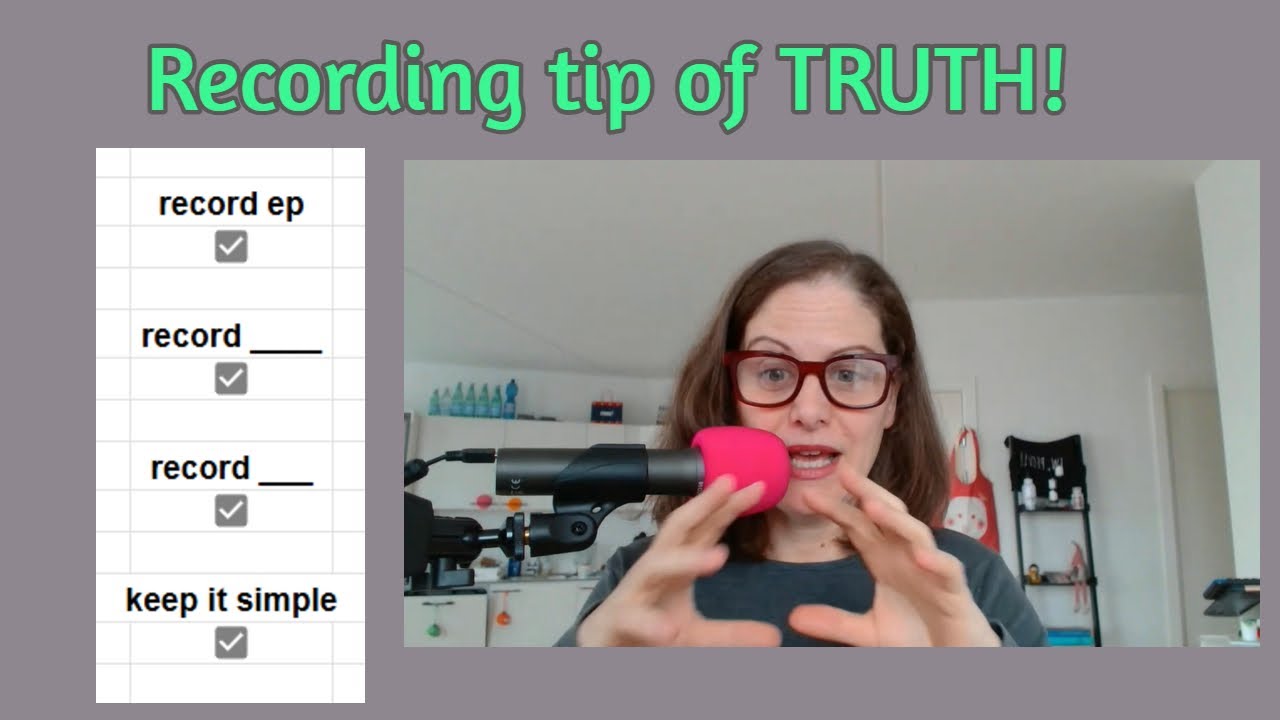 TIME SAVING podcast recording tip! - YouTube