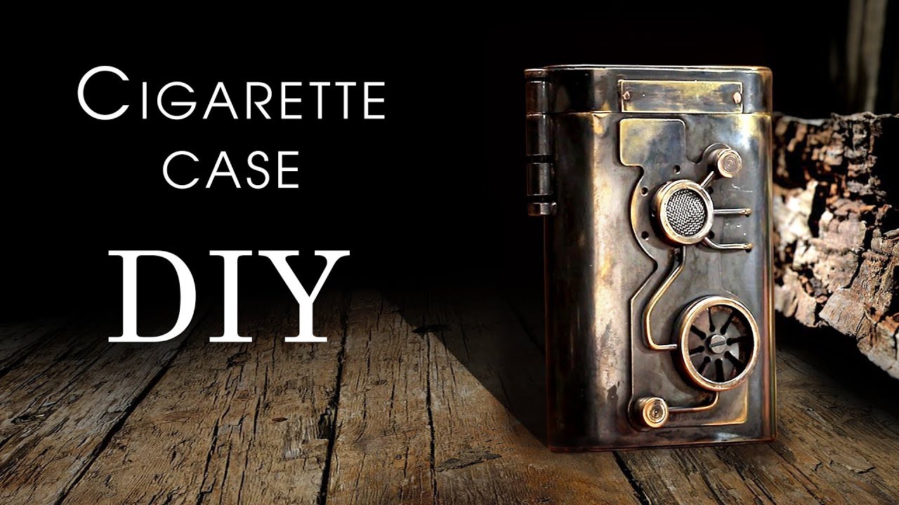 How To Make A Simple Cigarette Case Using Drill Machine | DIY - YouTube