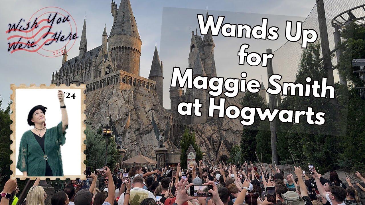 Wands Up for Maggie Smith at Hogwarts - YouTube