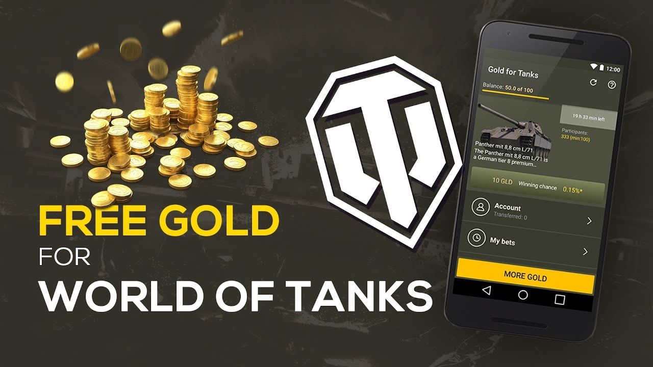 Free Gold for World of Tanks | Android App for World of Tanks - YouTube