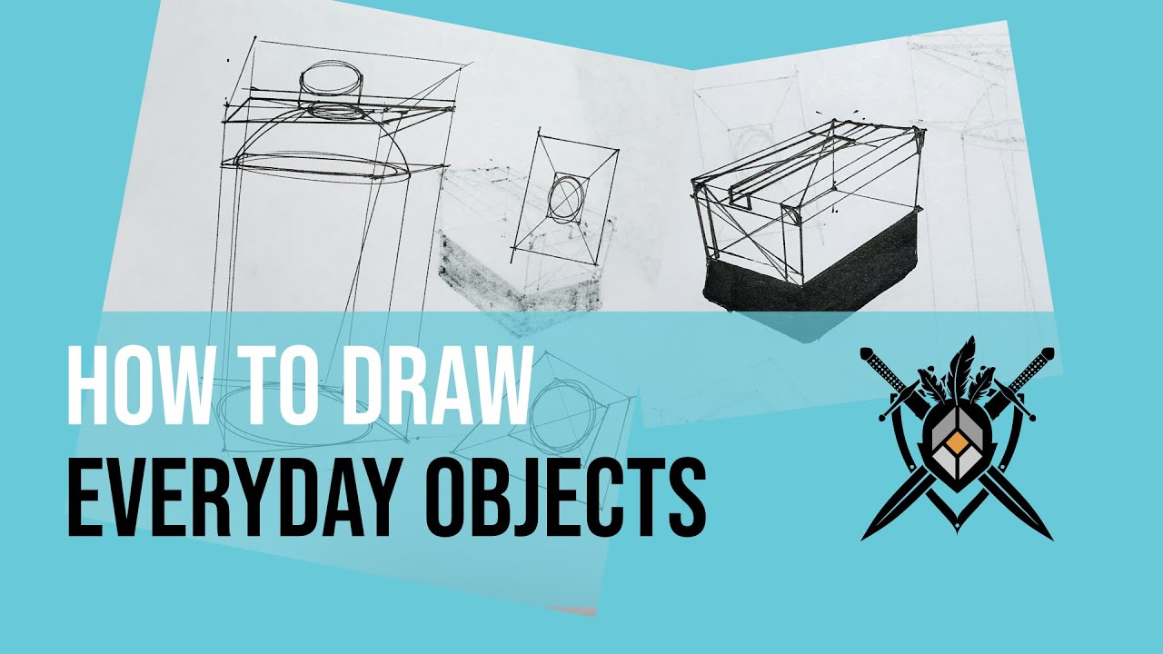How To Draw Everyday Objects - YouTube