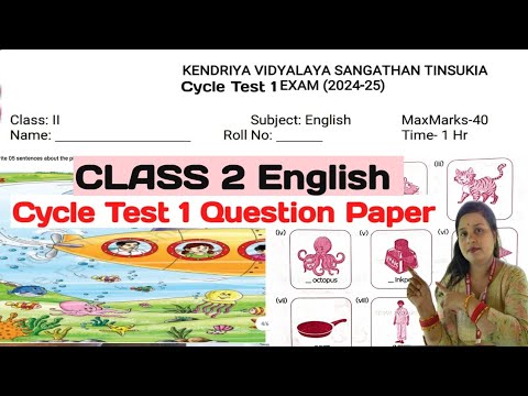 KV Questions Paper /Class -2 English Cycle Test 1 Question Paper for ...