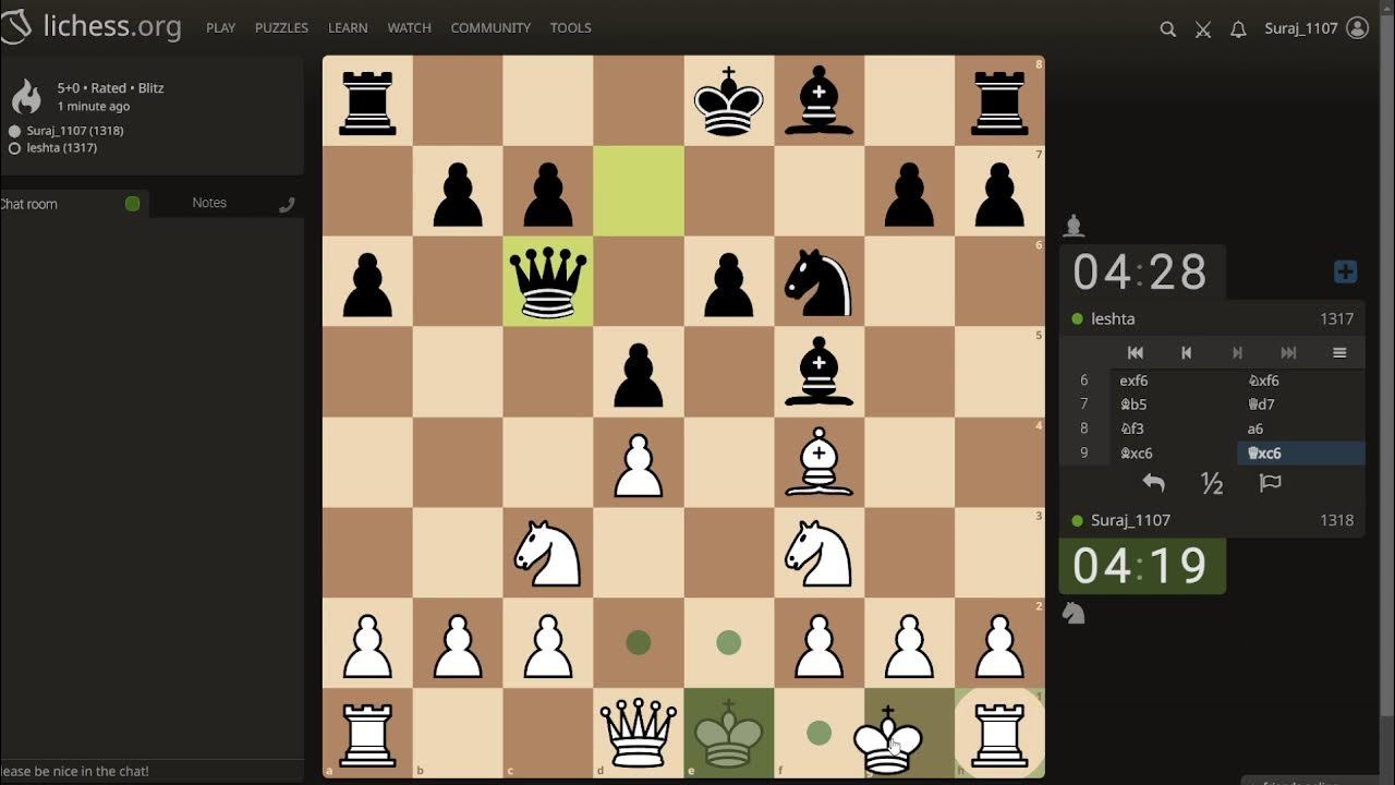 My First Chess Gameplay - YouTube