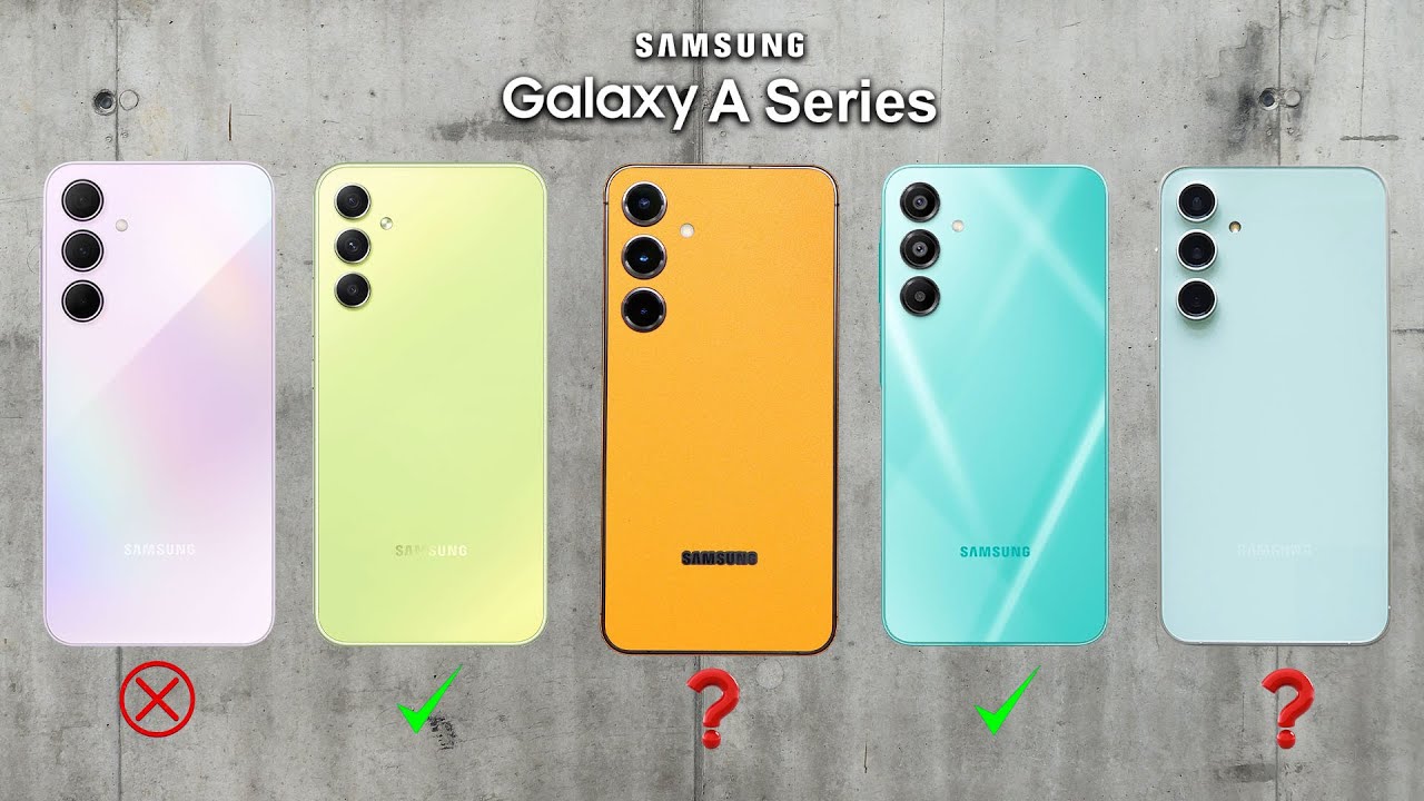 Top 5 Best Samsung Galaxy A Series Smartphones 2025 - YouTube