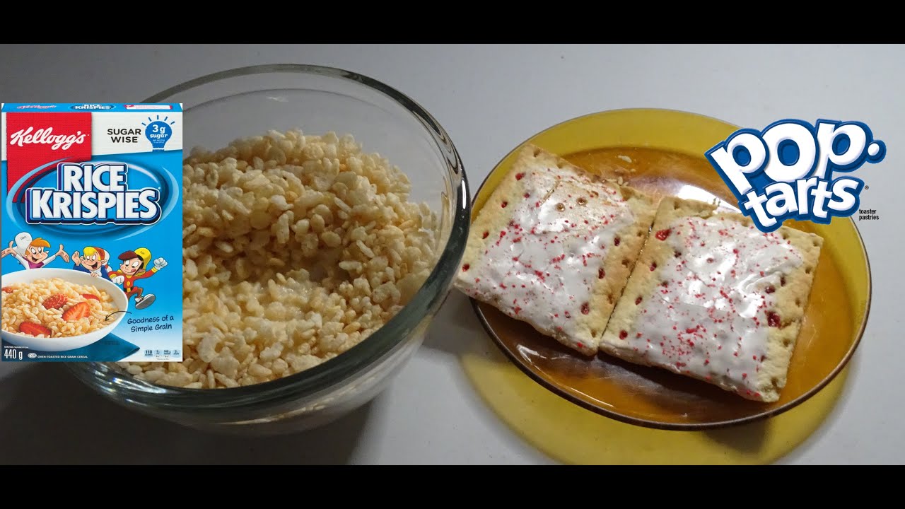 RICE KRISPIES & POP TARTS ASMR MUKBANG - YouTube