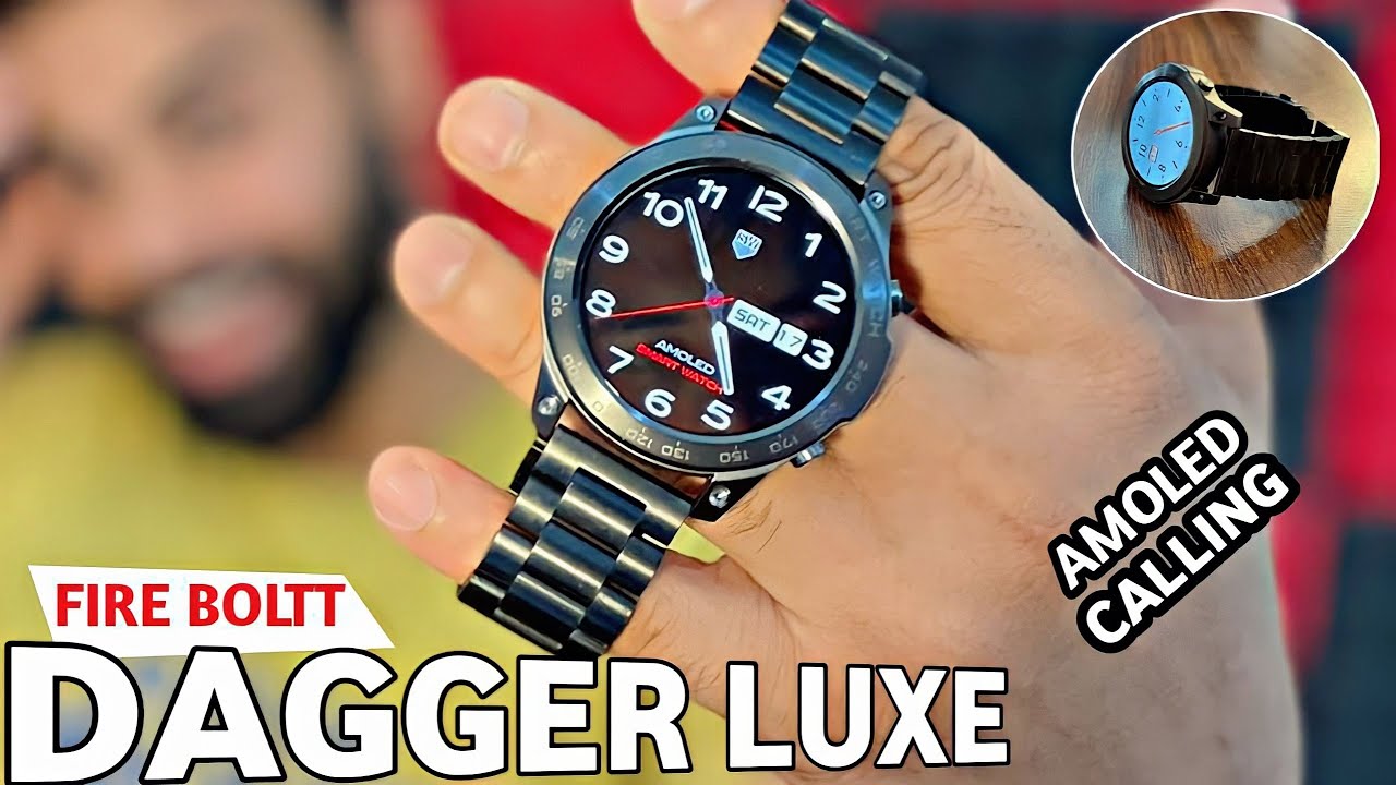 A Best LUXURY smartwatch under 4000⚡️Fire boltt DAGGER LUXE Unboxing ...