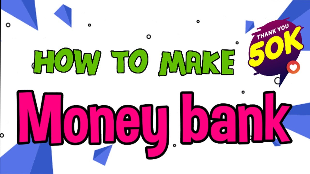How to make Money bank from paper | Best out of waste | DIY money bank ...