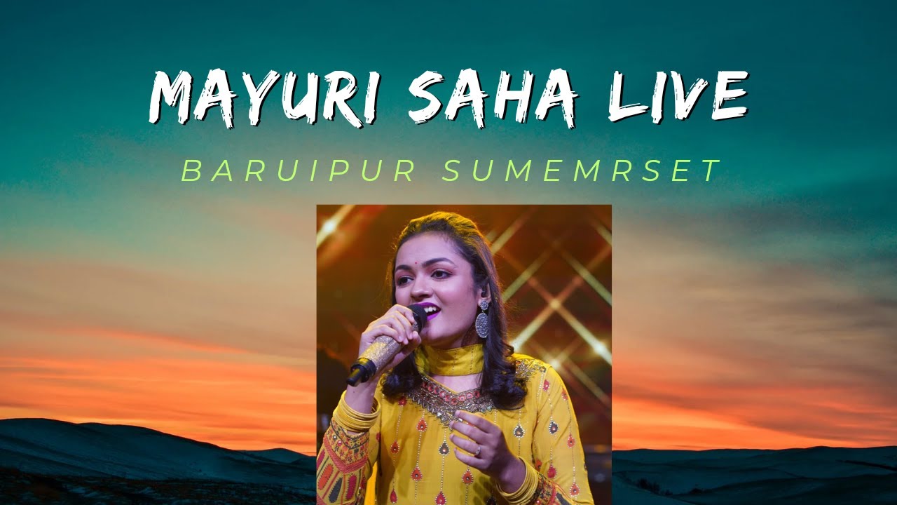 Mayuri Saha || Live at Baruipur|| Deva Shri Ganesha ×Bhalobashar ...