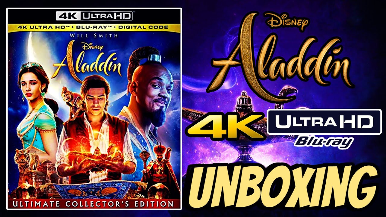 Aladdin (2019) | 4K Ultra HD Blu-ray Unboxing | Disney Collection | Ka ...
