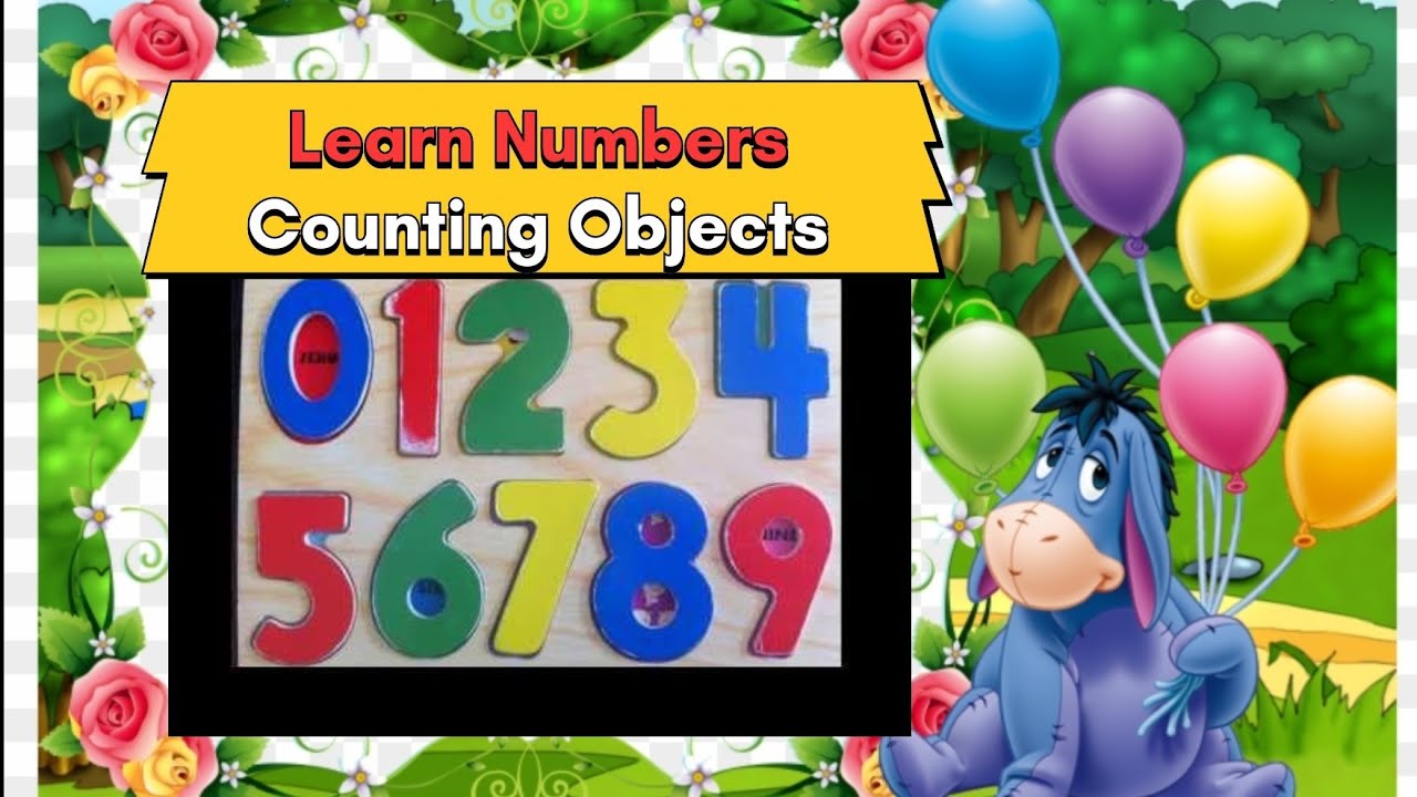 1 to 10 numbers for pre-school kids | learn numbers with fun| Happy ...