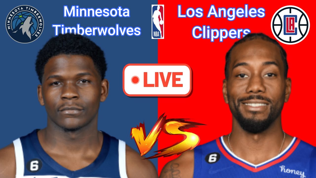 Los Angeles CLippers at Minnesota TImberwolves NBA Live Play by Play ...