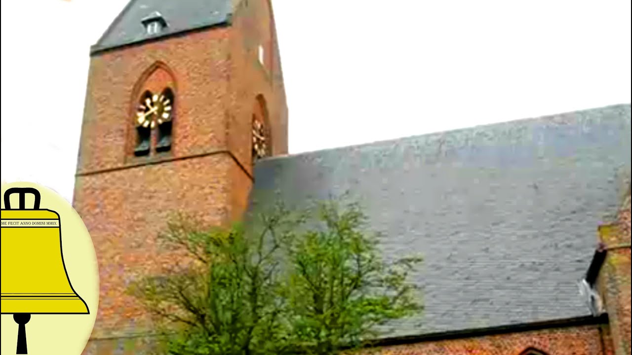 Loppersum Groningen: Kerkklokken Hervormde kerk - YouTube