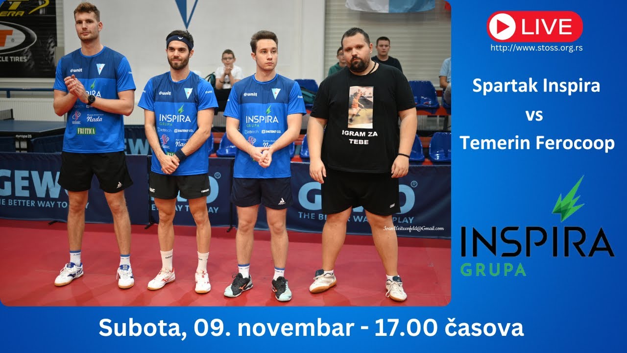 Spartak Inspira - Temerin Ferocoop - VI kolo SLS - TV2 - YouTube