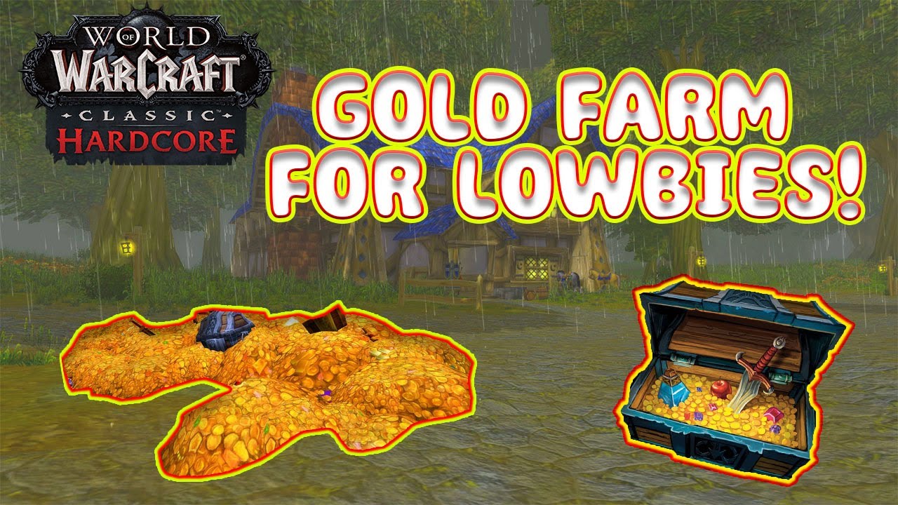 The Ultimate WoW Classic Hardcore Early Leveling Gold Farm - YouTube