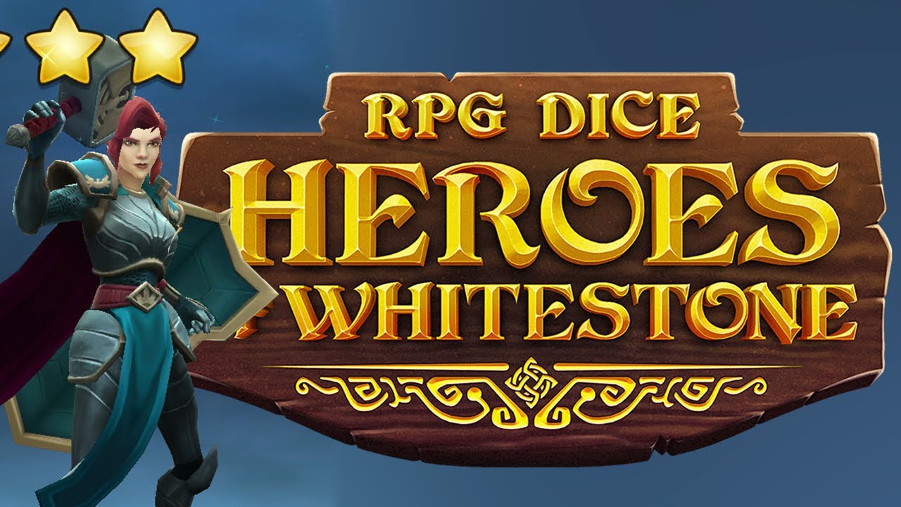 RPG Dice Heroes of Whitestone Game tabletop inspired RPG a brave loot ...