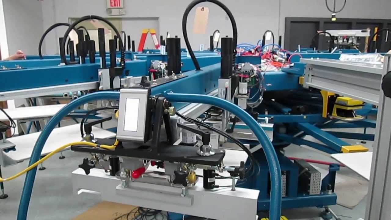 Screen Printing Press World Record Attempt | M&R's Challenger IIID ...