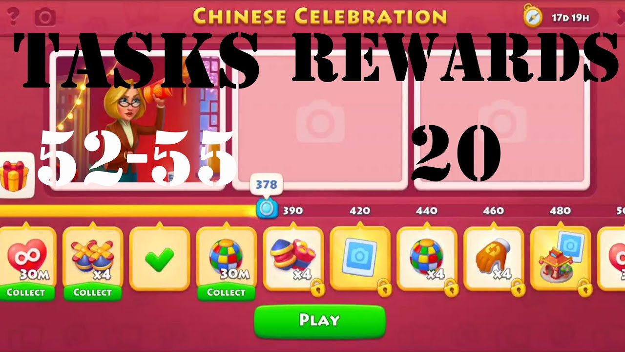 Township - Chinese Celebration | A New Merge Event | Tasks 52-55 ...