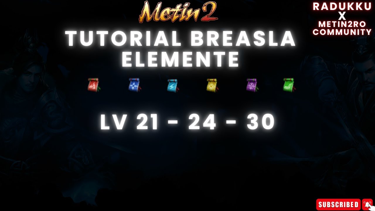 Metin2Ro-Tutorial Breasla de ELEMENTE! - YouTube