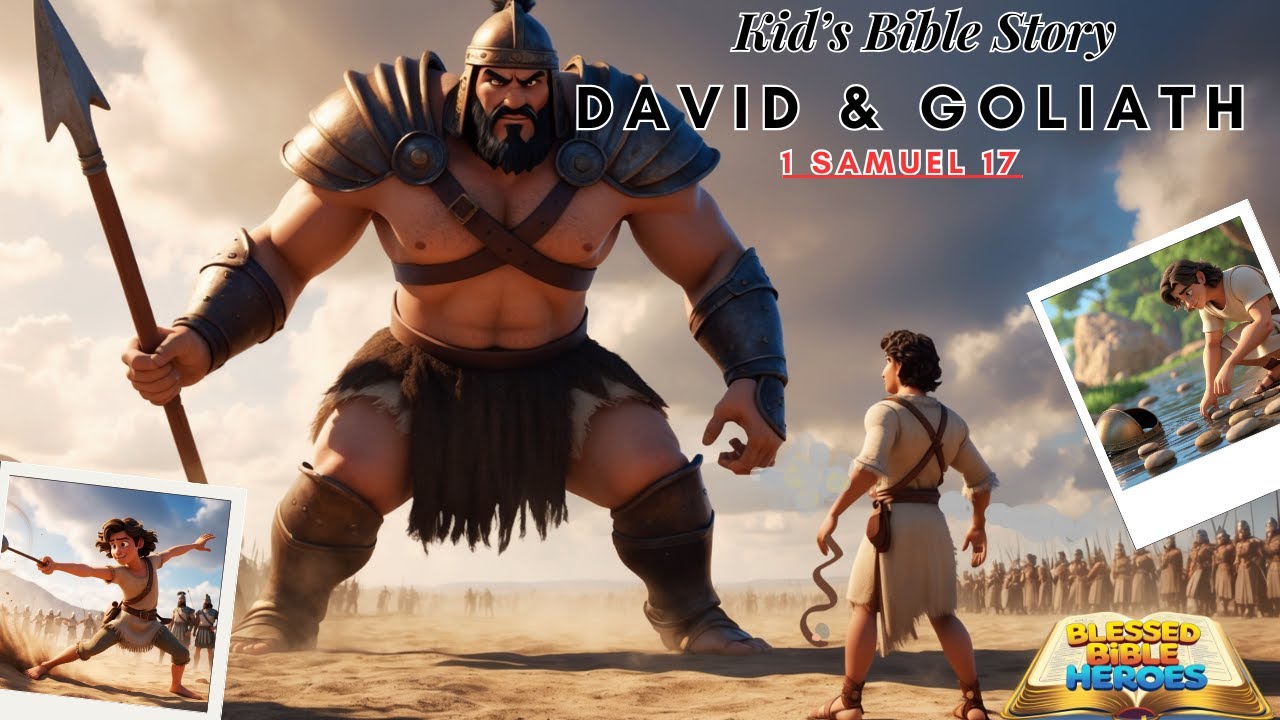 Tiny Hero, Big God 💪 | Animated Bible Story of David & Goliath - YouTube