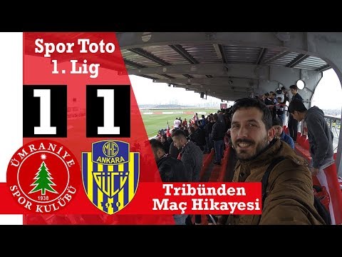 Spor Toto 1. Lig'de Ümraniyespor Ankaragücü ile Berabere Kaldı | Tribünden Maç Hikayesi | Gecekondu