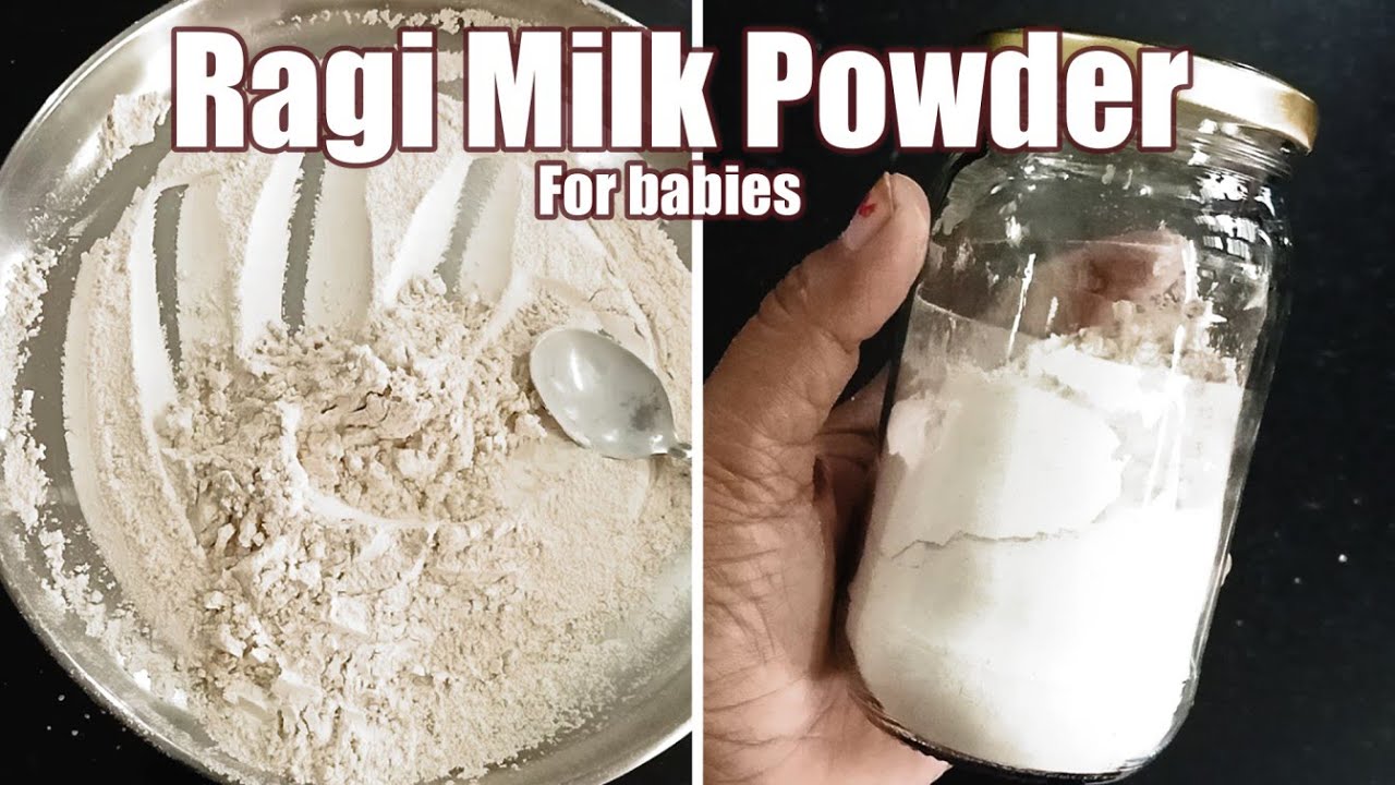 Ragi milk powder for babies | ராகி பால் பவுடர் | Ragi millet health ...