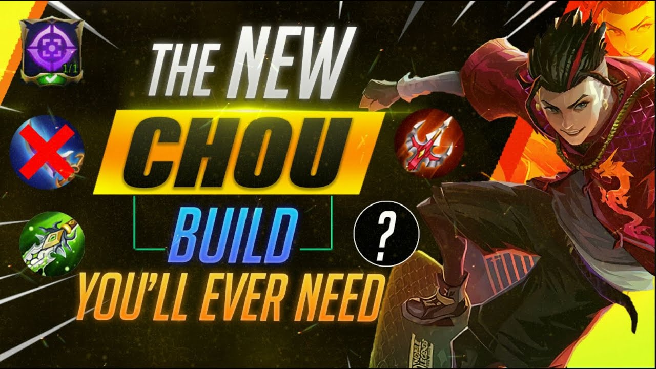 CHOU STUN SKIN + THIS NEW CHOU BUILD IS INSANE! CHOU BEST BUILD | MLBB ...