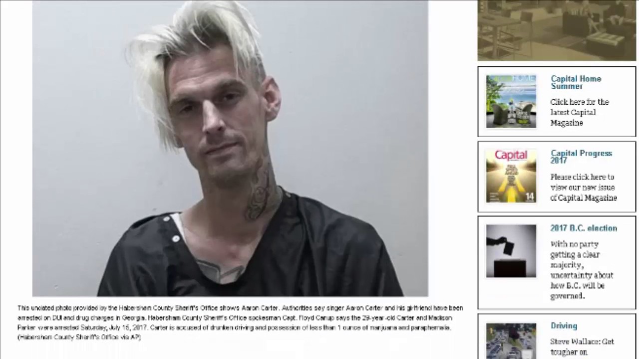 Aaron Carter explains DUI arrest, criticizes brother Nick - YouTube
