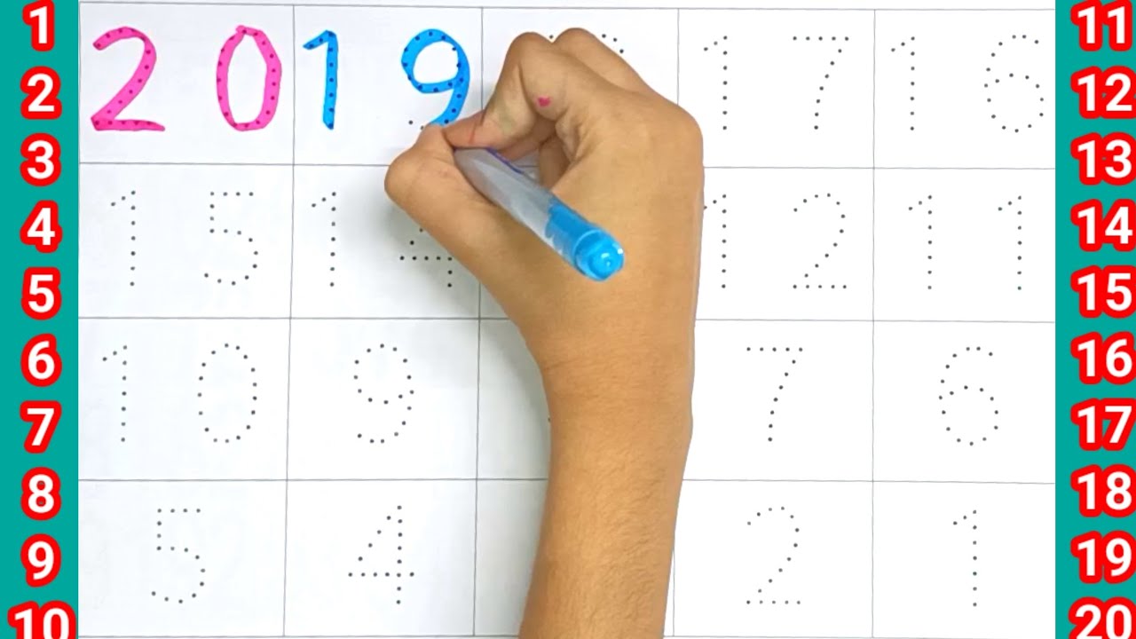 Reverse Counting from 20 to 1 for Toddlers | Backward Counting Concept ...