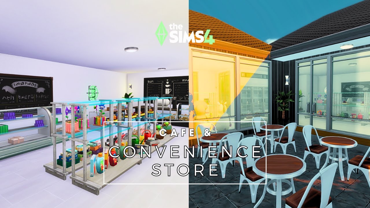 This Unique 2-in-1 Spot Might Be the Future of Retail ☕🏪 | The Sims 4 ...