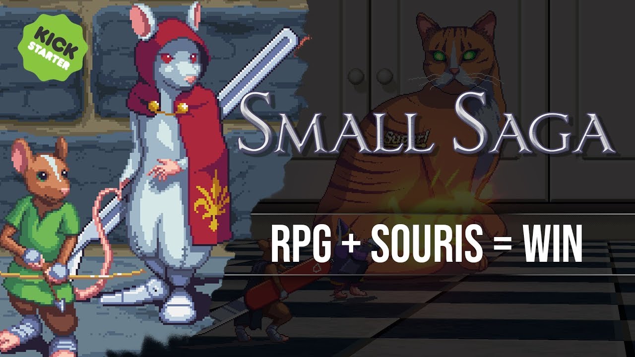 Présentation de Small Saga : un RPG old school sur Kickstarter - YouTube