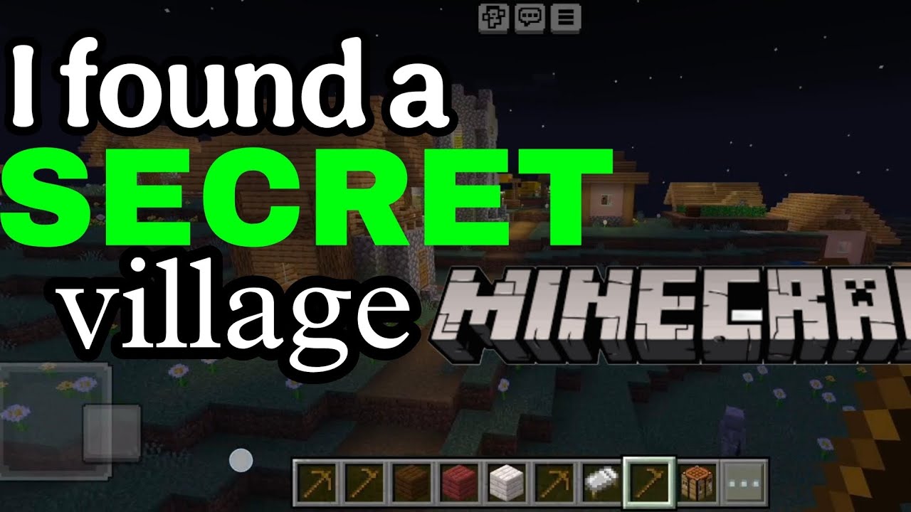 I found a secret village in Minecraft #minecraft #pcgaming #ps5 - YouTube