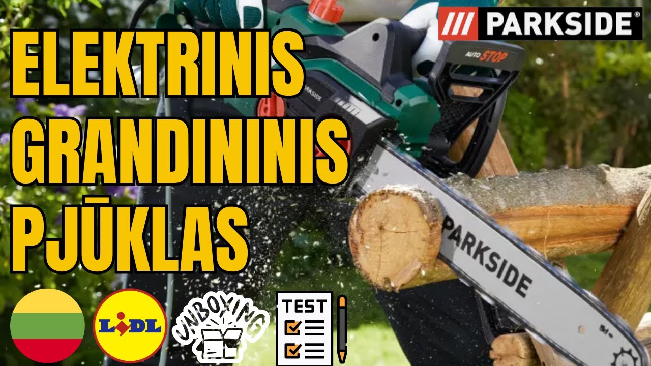 ELEKTRINIS GRANDININIS PJŪKLAS Parkside PKS 2200 A1 PEKS 2200 LIETUVIŲ ...