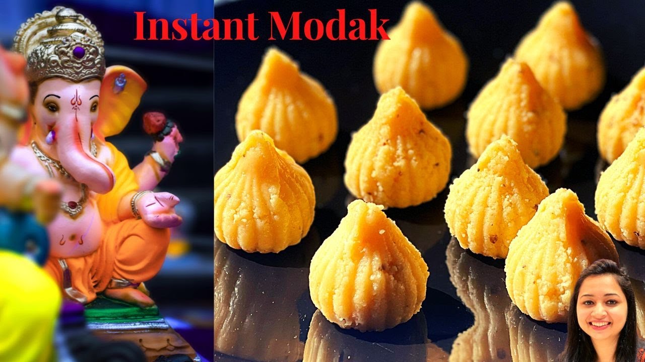 Instant Modak Recipe |Khoya Modak |मावा मोदक | इंस्टंट मोदक | Instant ...