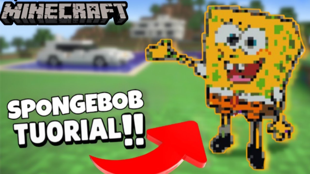 Minecraft: How to Build SpongeBob SquarePants Very Easy Tutorial ...