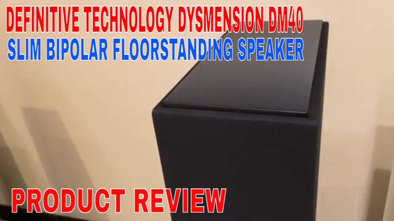 Definitive Technology Dymension DM40 Slim Bipolar Floorstanding Speaker ...