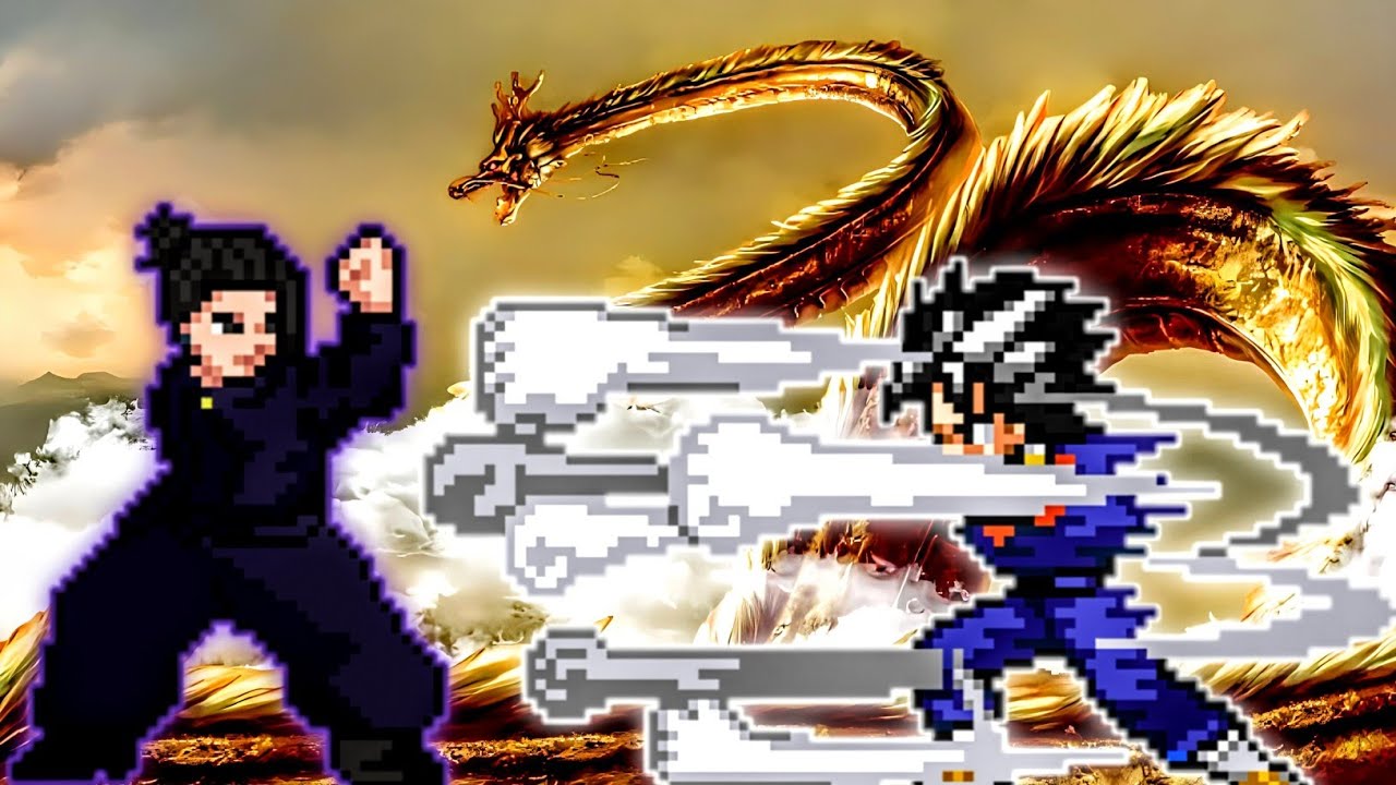 Suguru Geto Buff (New) VS Vegito (all form) in Mugen - YouTube