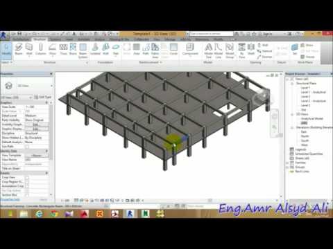 5-solid slab & flat slab & opening - YouTube