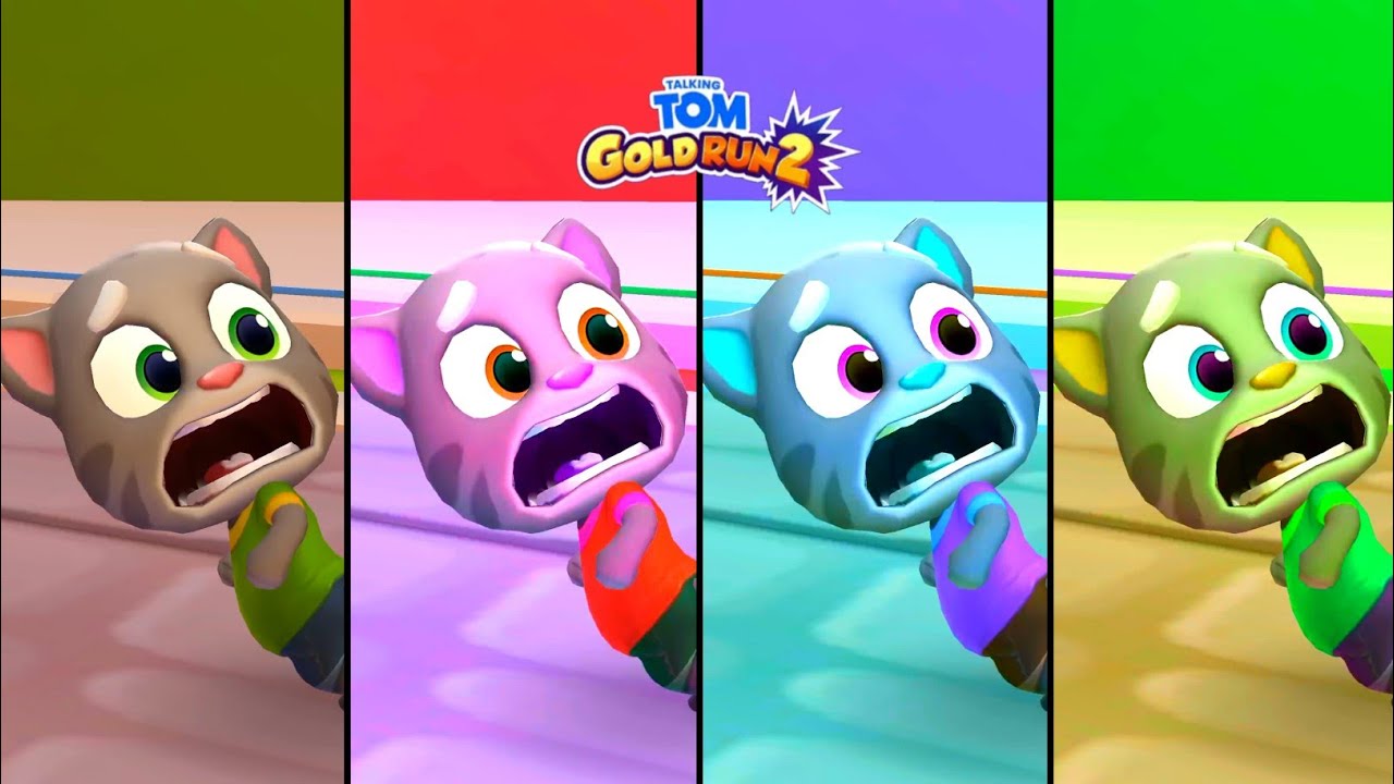 Talking Tom Gold Run 2 - My Talking Tom Colors Reaction Android iOS ...